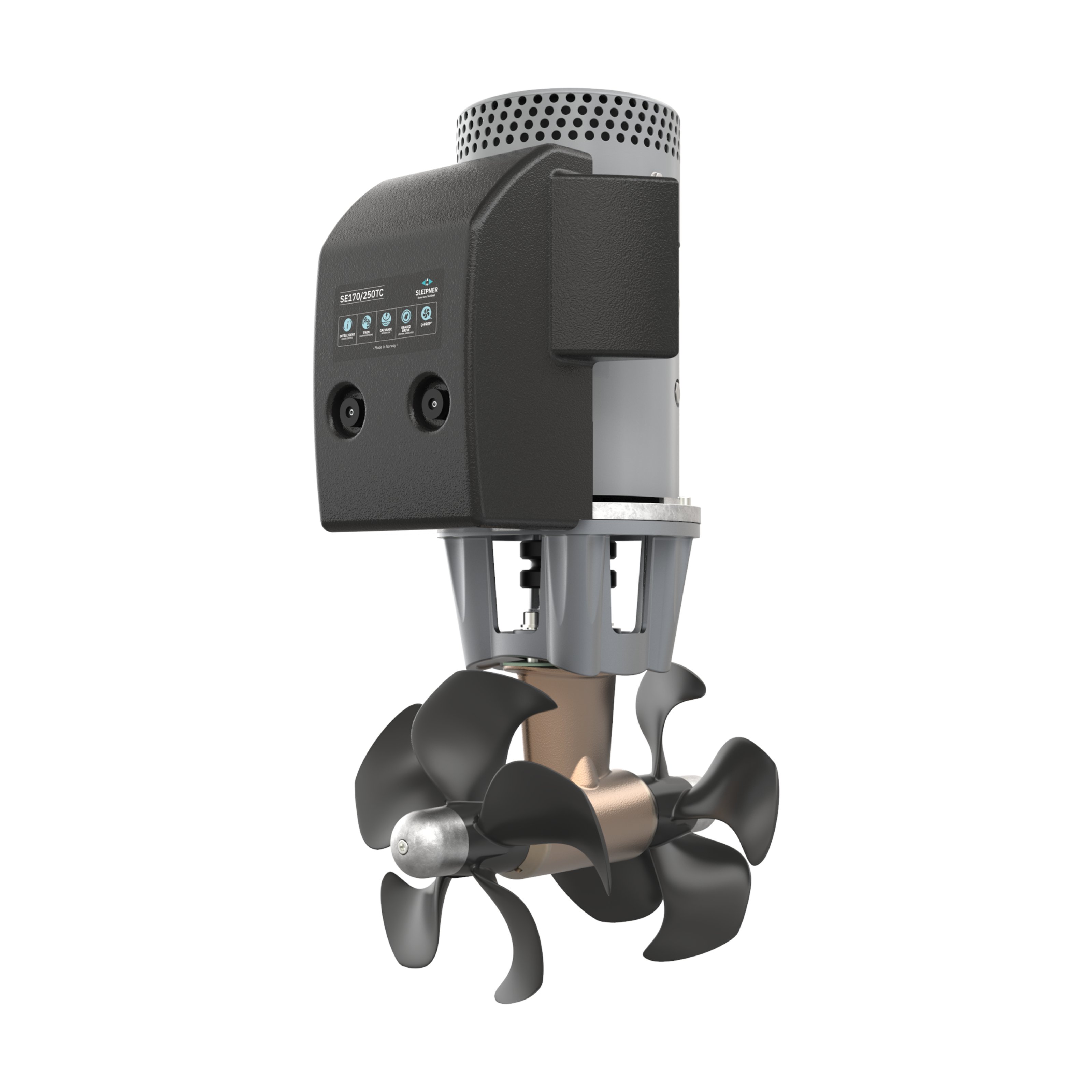 SE170 Elica di manovra per tunnel prua/poppa, 24V - Sleipner Italia