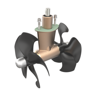 SE80 Elica di manovra per tunnel prua/poppa, 12V - Sleipner Italia
