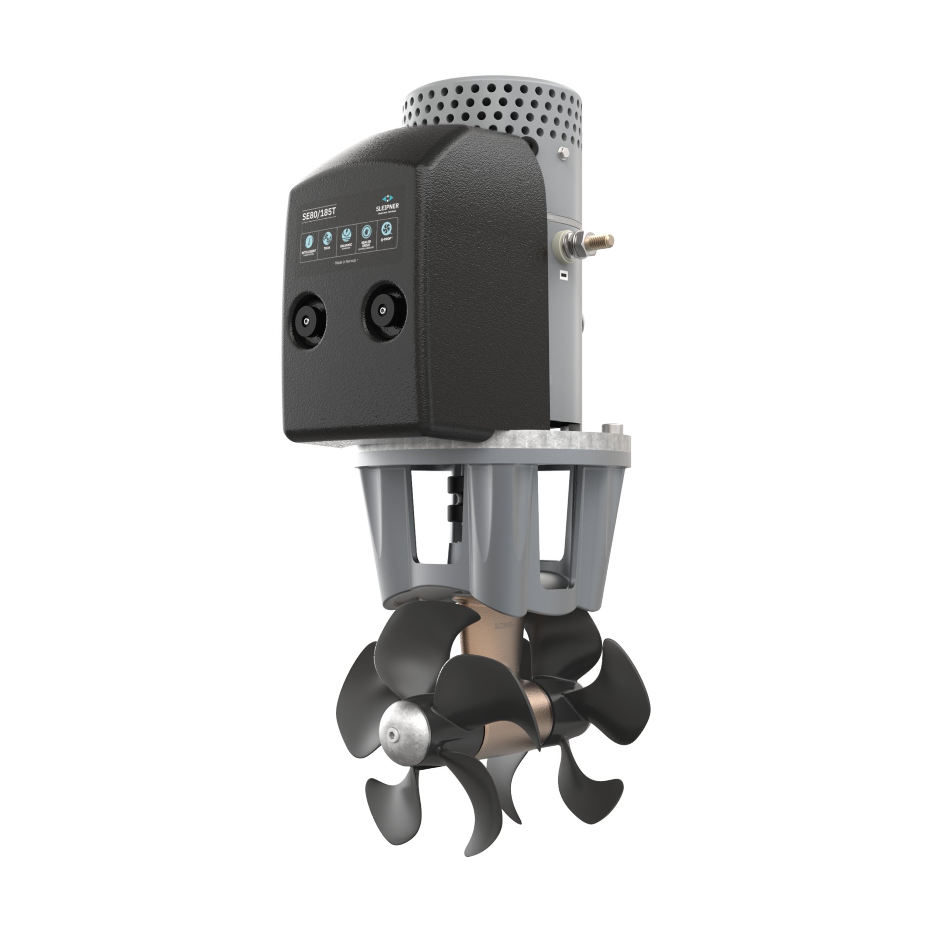 SE80 Elica di manovra per tunnel prua/poppa, 12V - Sleipner Italia