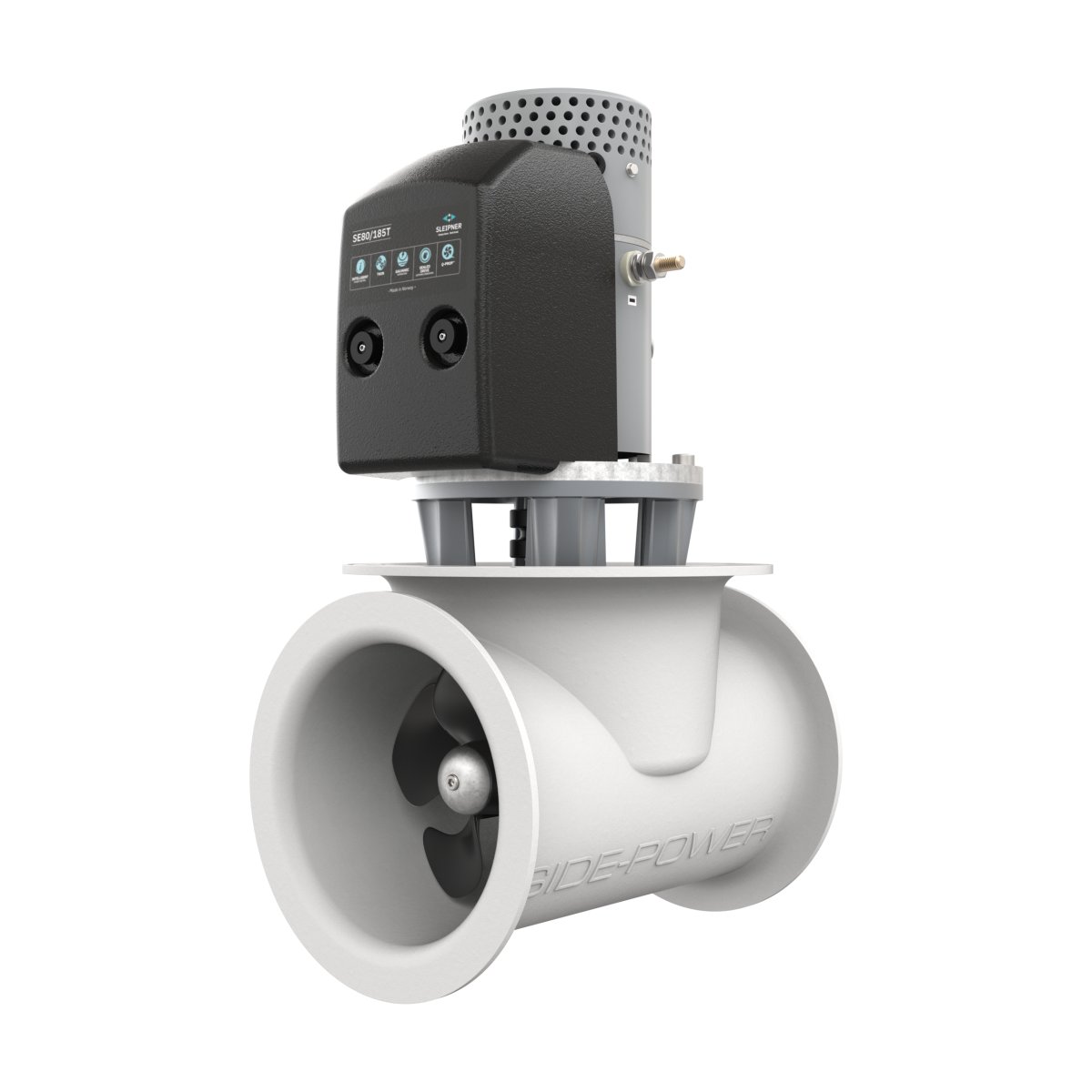 SE80 Elica di manovra per tunnel prua/poppa, 12V - Sleipner Italia